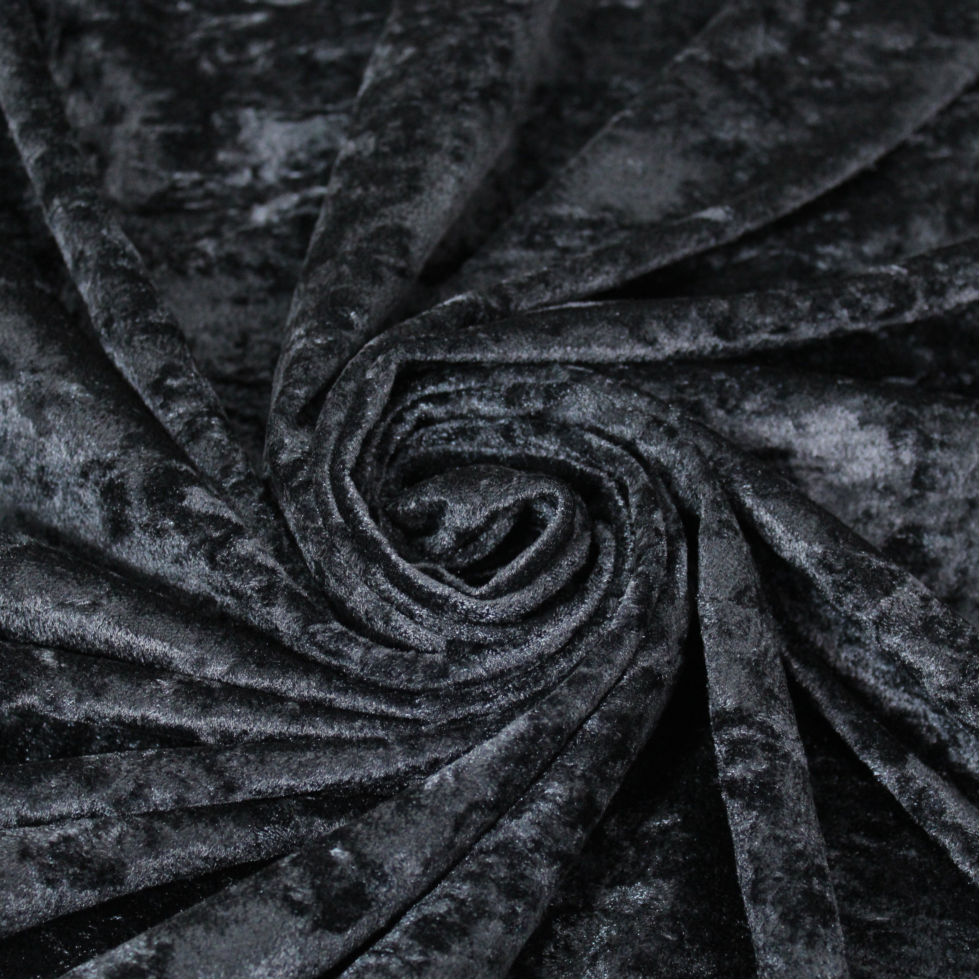 Tissu maille velours frappé - bleu marine foncé – So Tissus