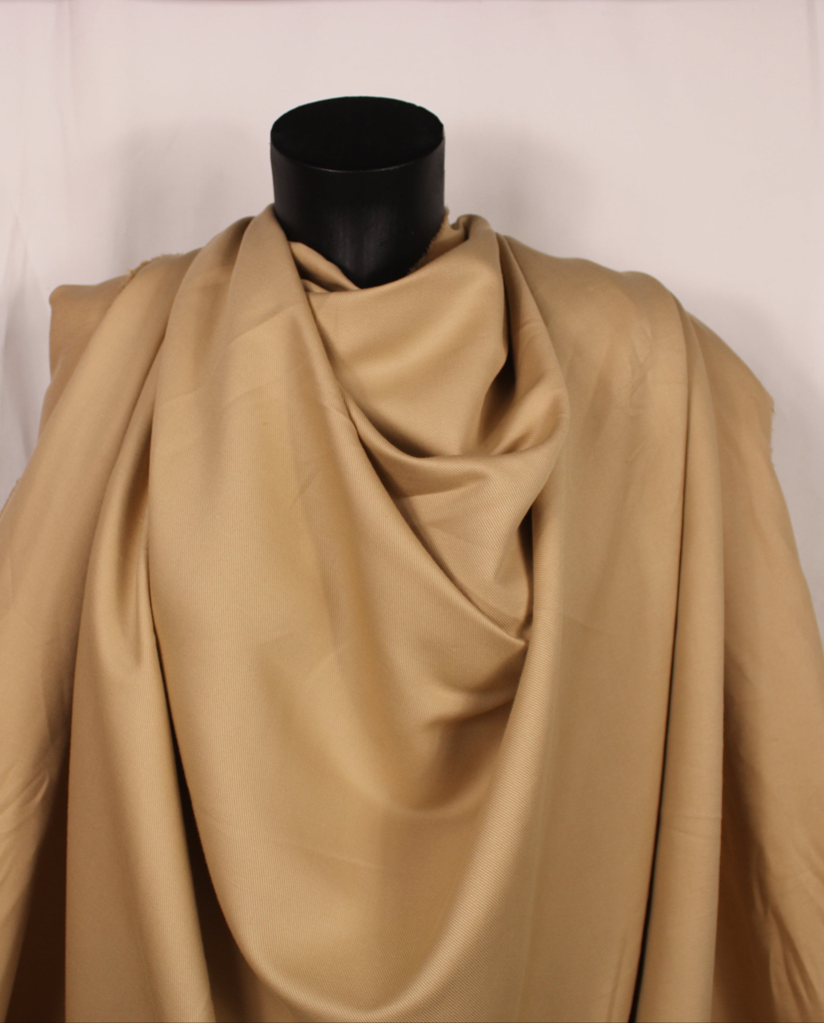 Tissu twill coton et lin - beige – So Tissus